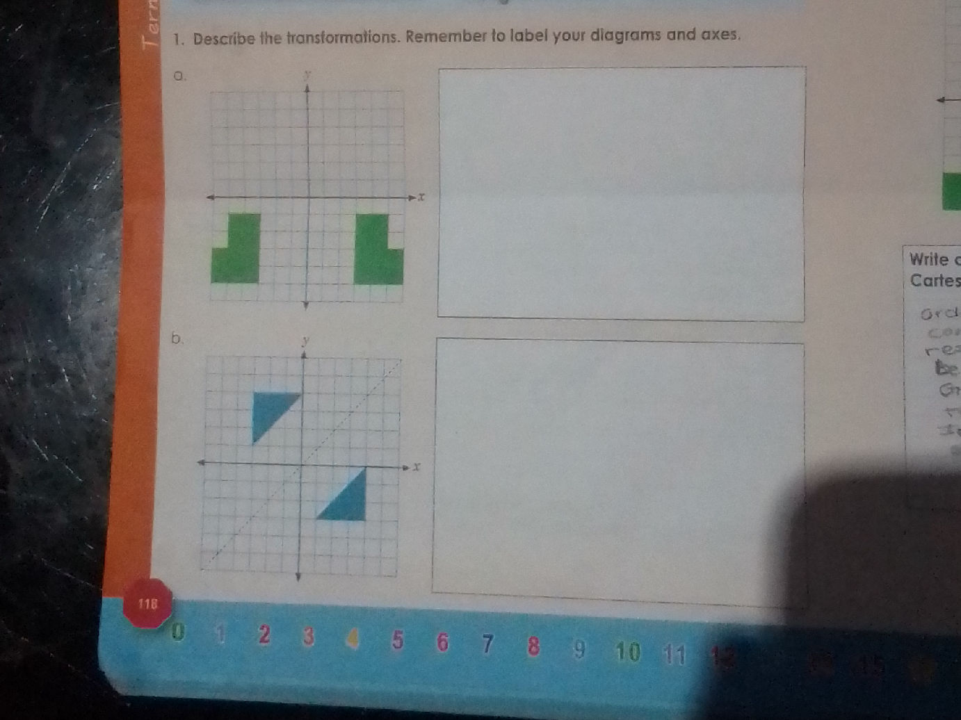 1. Describe the transformations. Remember to | StudyX