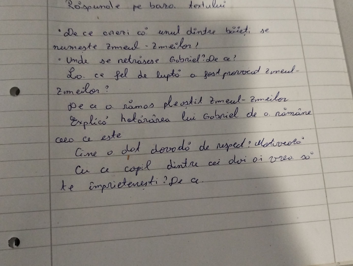 Rospunole pe baro. textului. * De ce crezi | StudyX