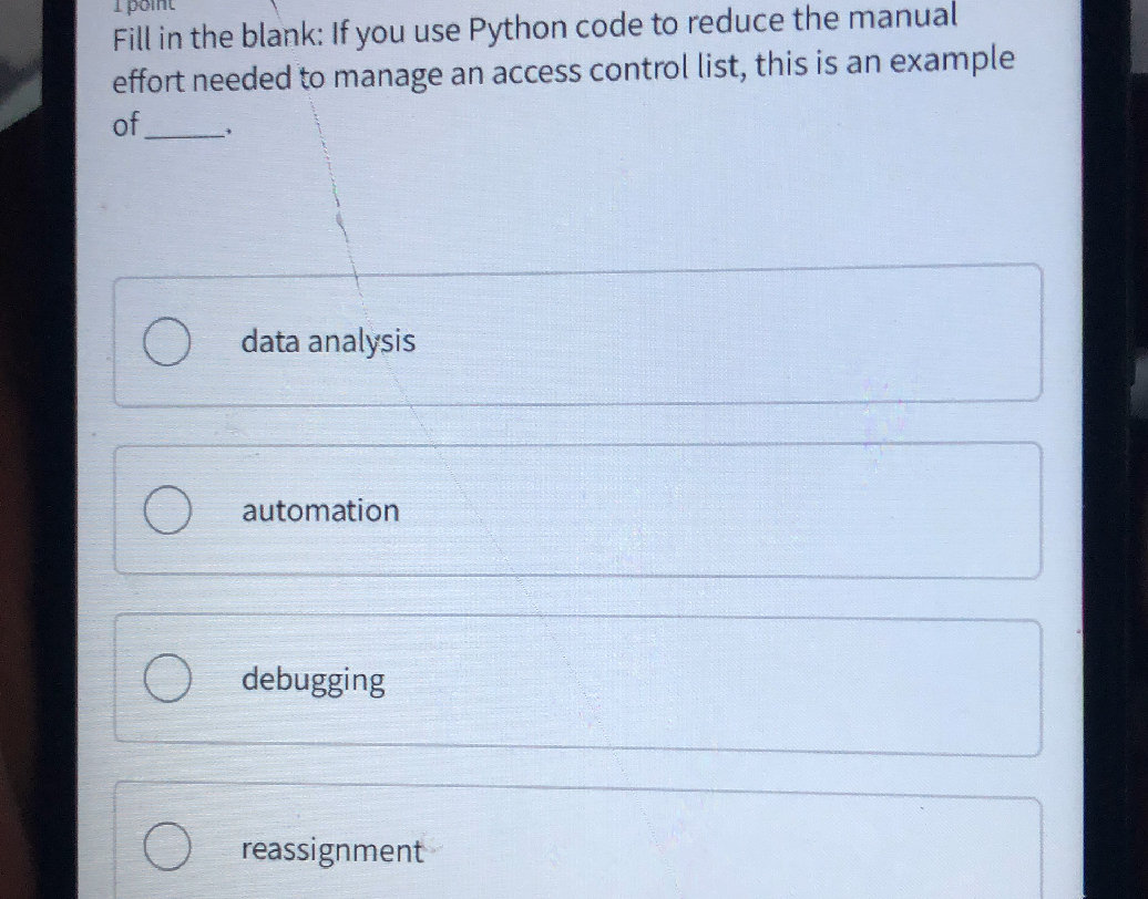 Fill in the blank: If you use Python code to | StudyX