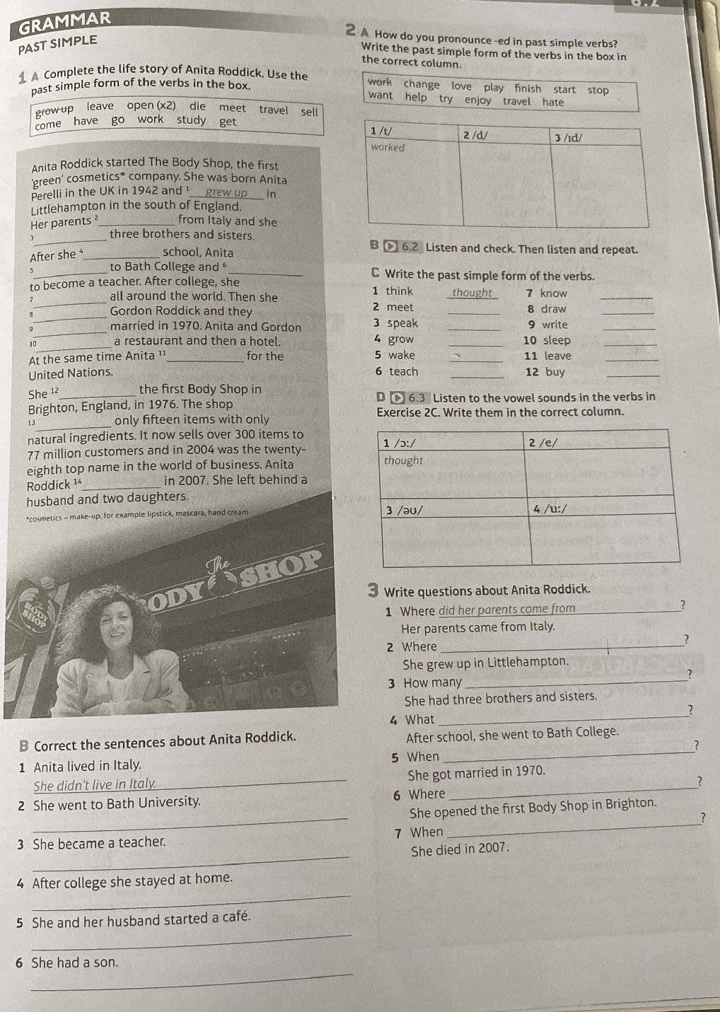 A How do you pronounce -ed in past simple | StudyX