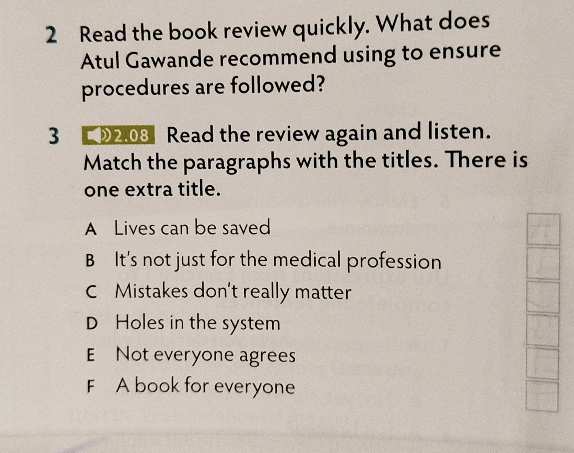 Read the book review quickly. What does Atul | StudyX