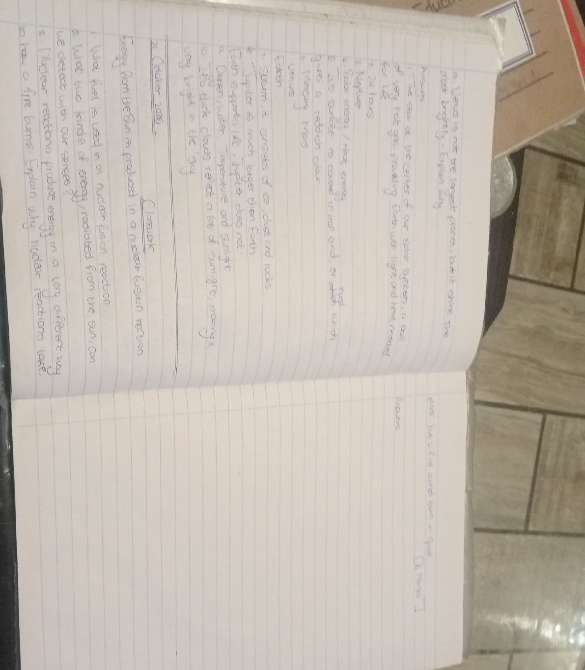 10. Venus is not the largest planet, but it | StudyX