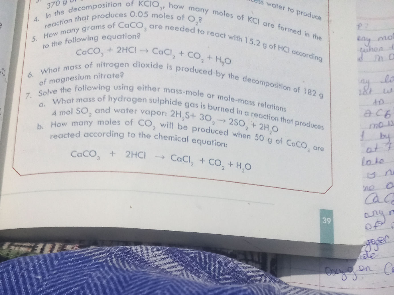 In the decomposition of $ {KClO}_3$, how | StudyX