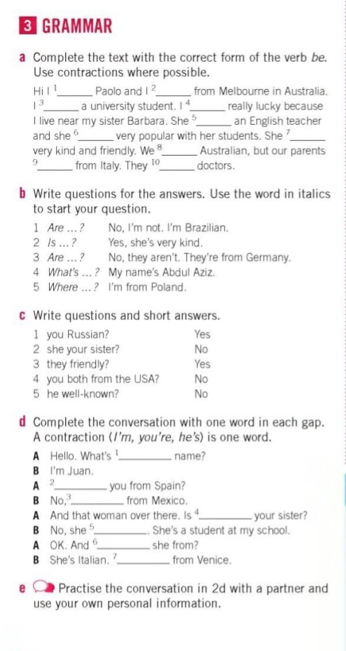 a Complete the text with the correct form of | StudyX