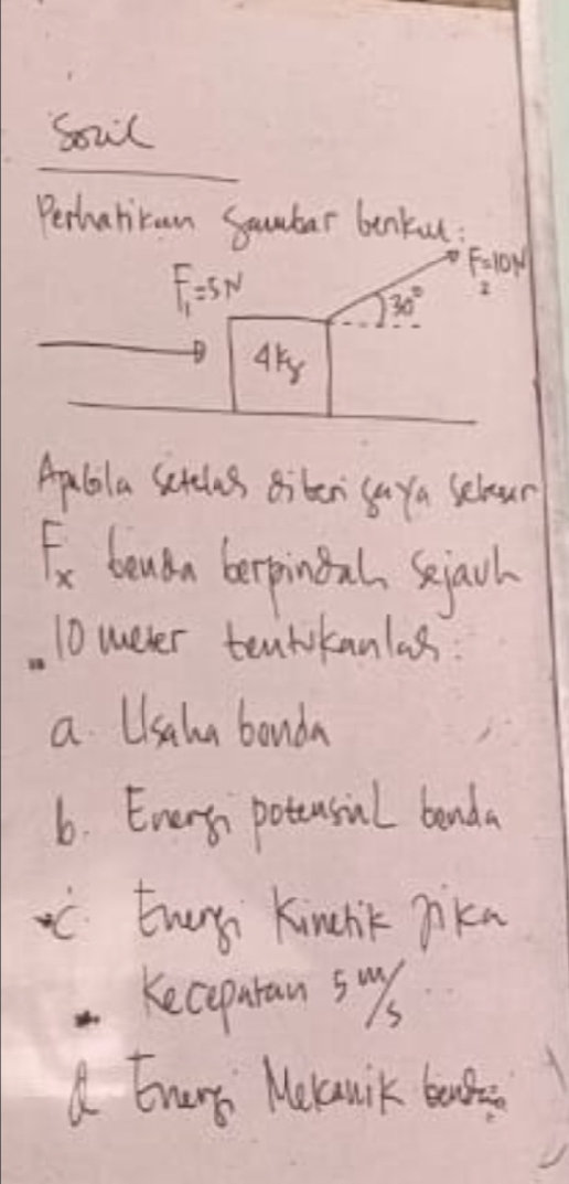 Perhatikan gambar berikut: [Diagram showing | StudyX