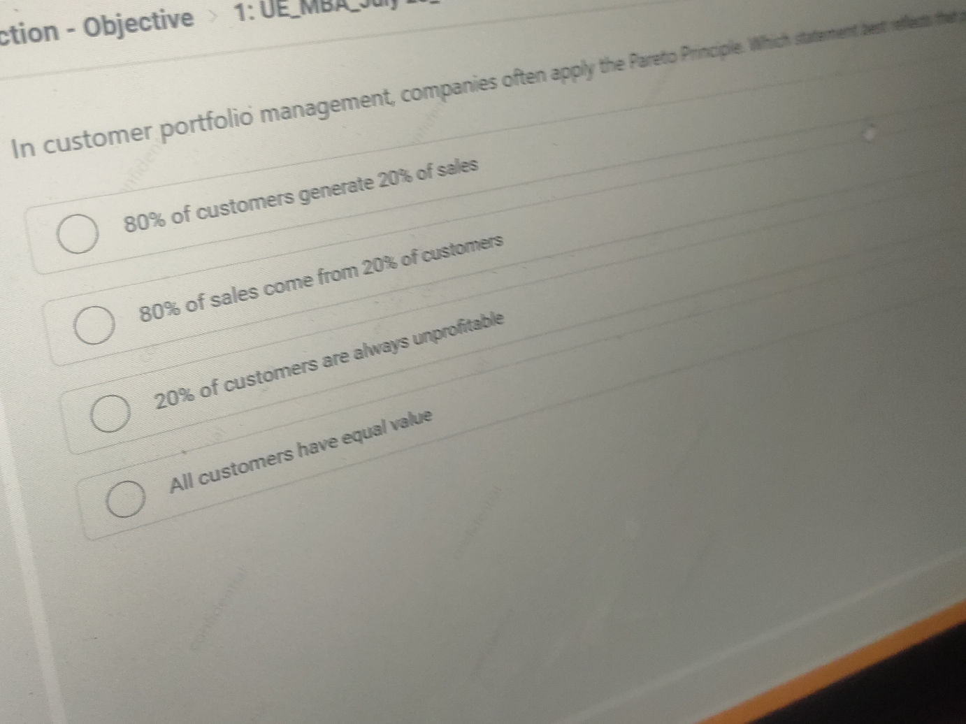 In customer portfolio management, companies | StudyX