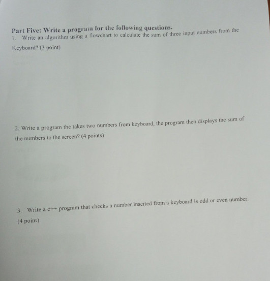 1. Write an algorithm using a flowchart to | StudyX