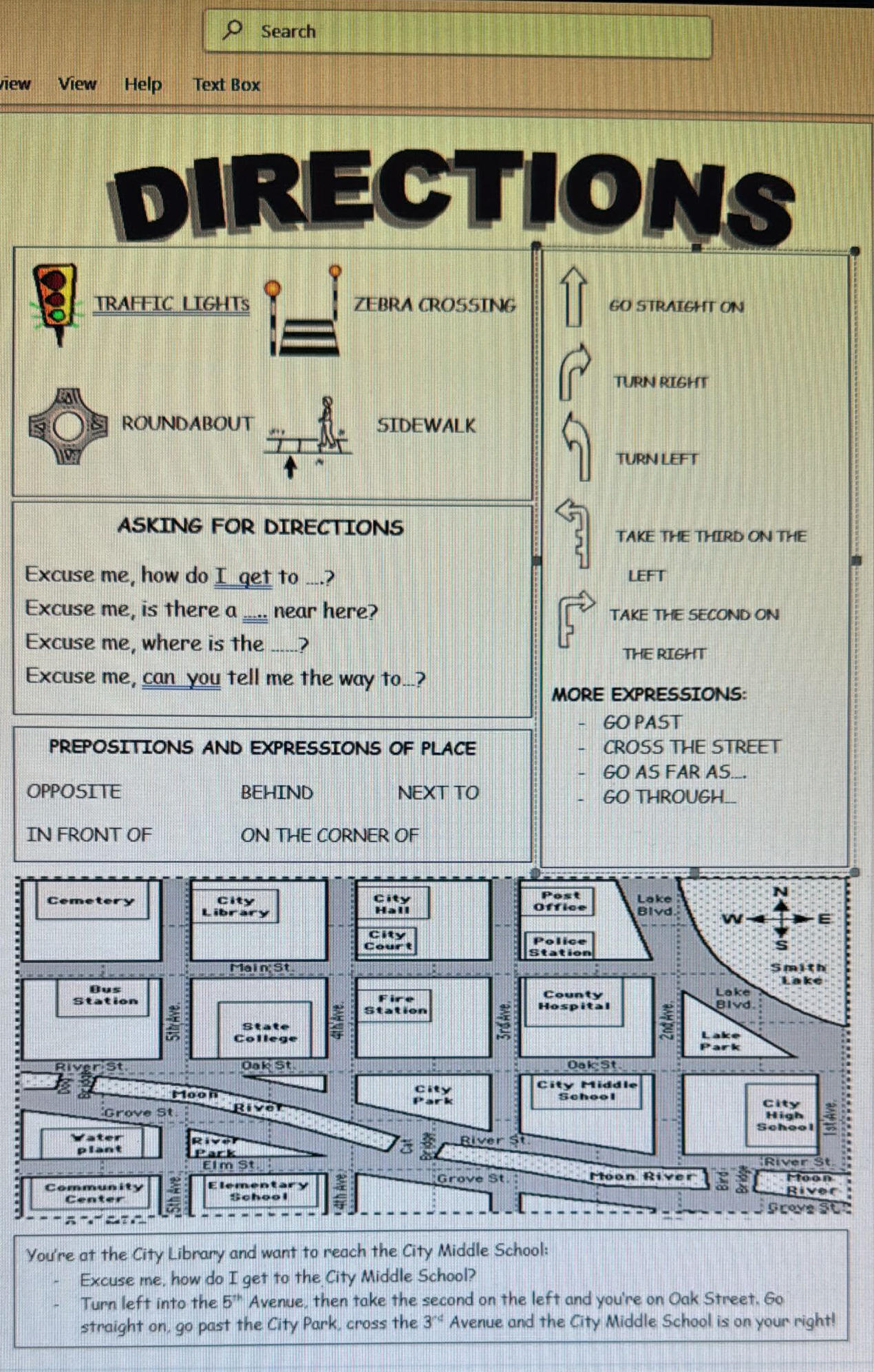 DIRECTIONS **Visual Aids:** * **TRAFFIC | StudyX
