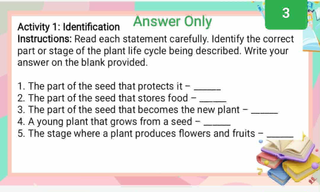 Activity 1: Identification Instructions: | StudyX