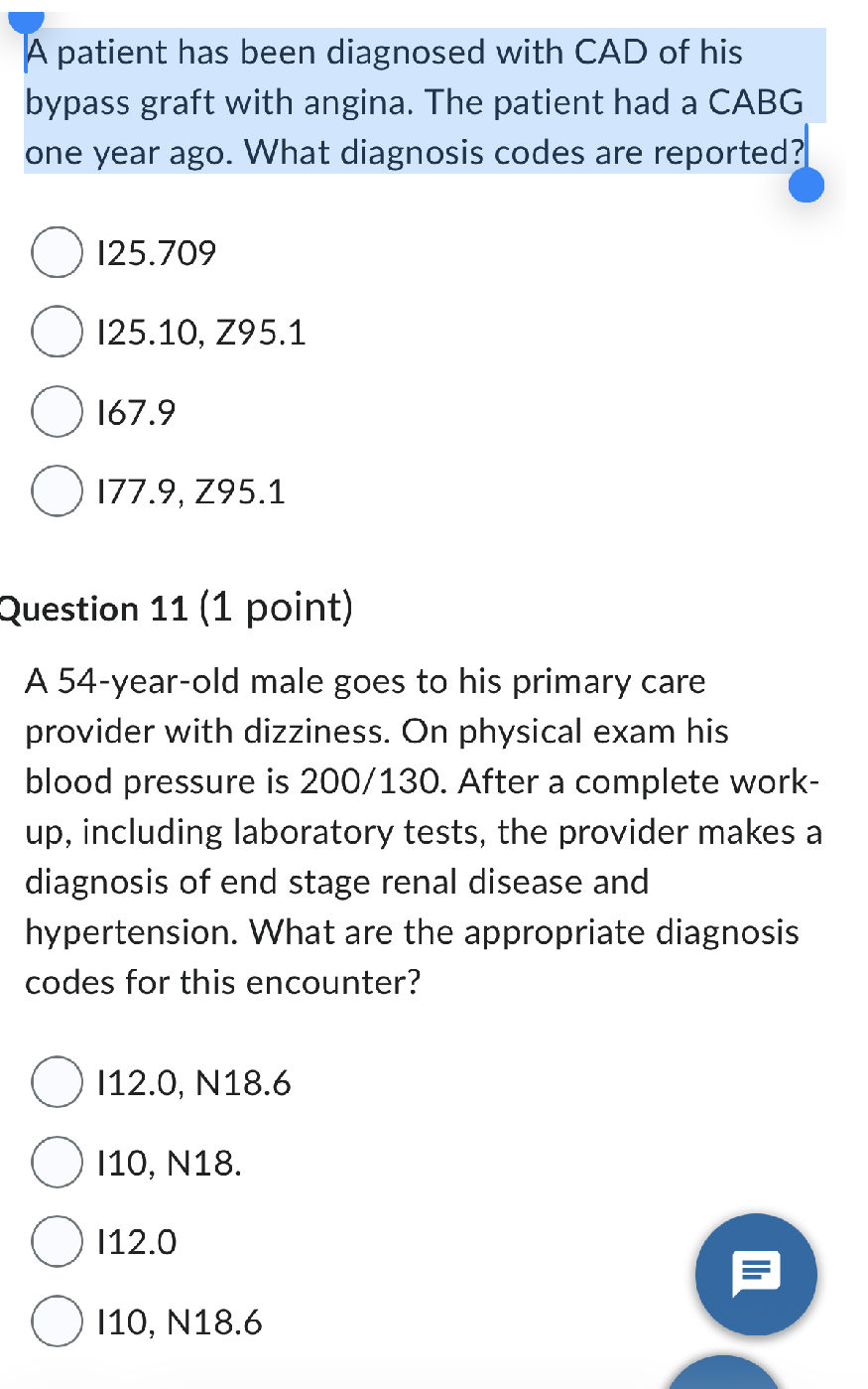 A patient has been diagnosed with CAD of his
