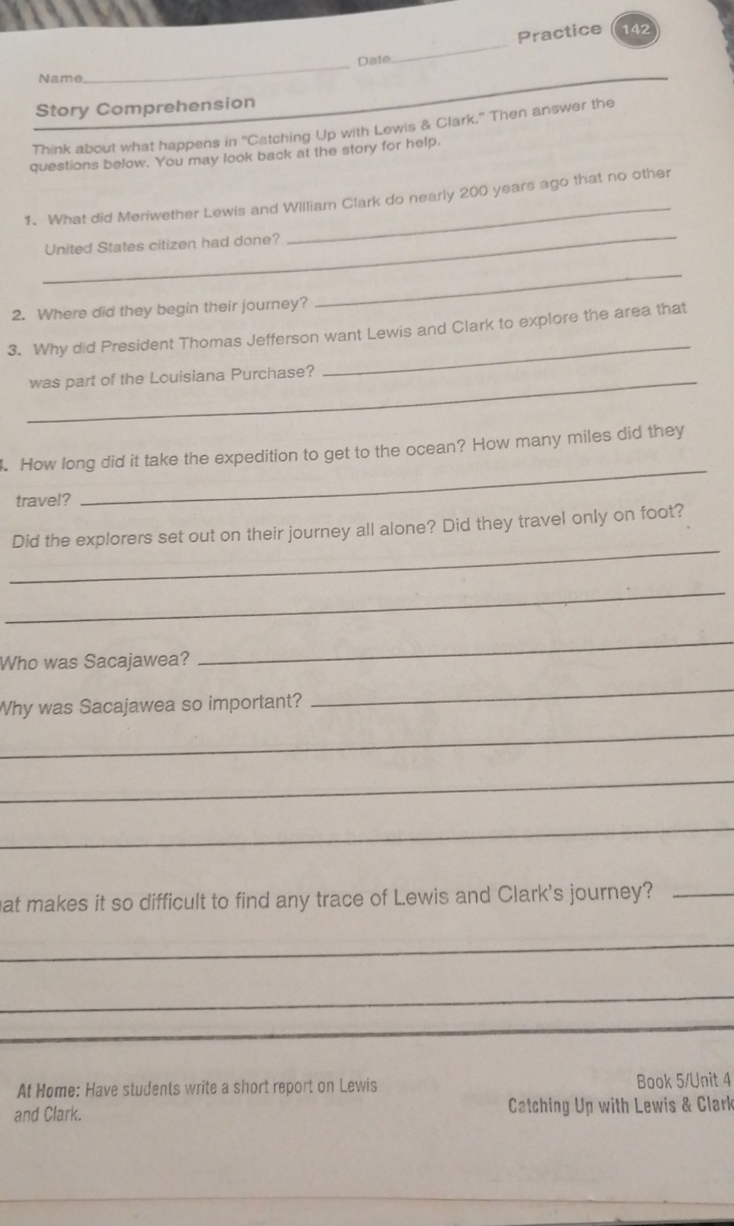 1. What did Meriwether Lewis and William | StudyX