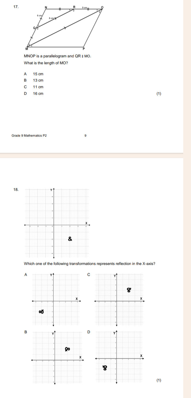 18. [Graph showing an object (shaped like an | StudyX