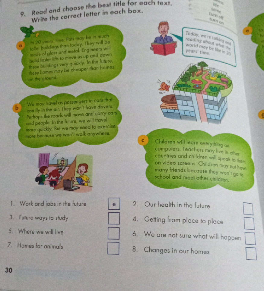 9. Read and choose the best title for each | StudyX