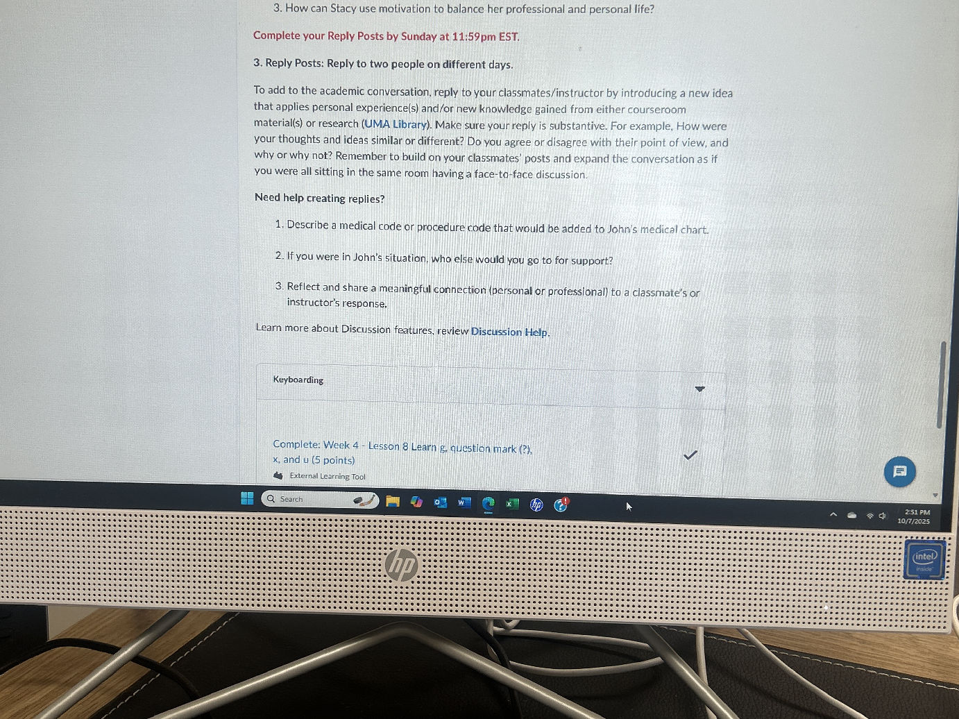 1. Describe a medical code or procedure code | StudyX