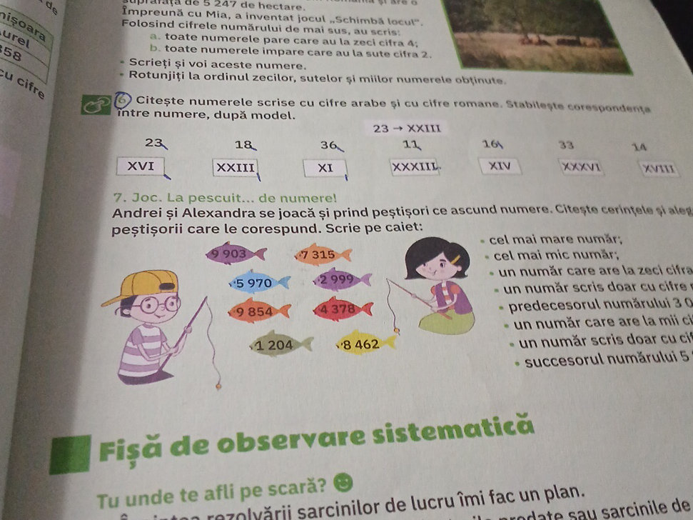 Citeşte numerele scrise cu cifre arabe și cu | StudyX