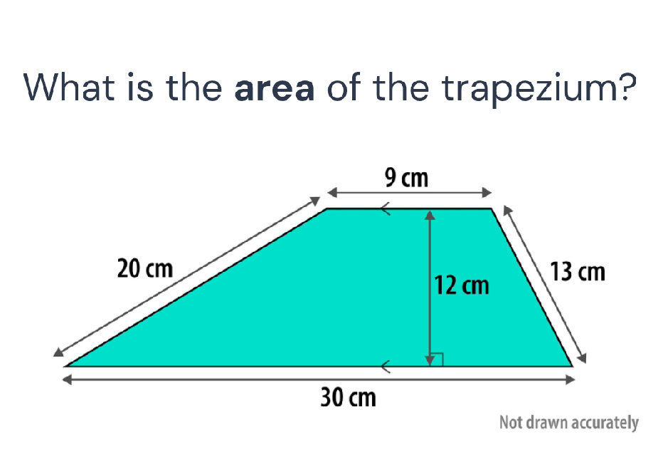What is the area of the trapezium? | StudyX