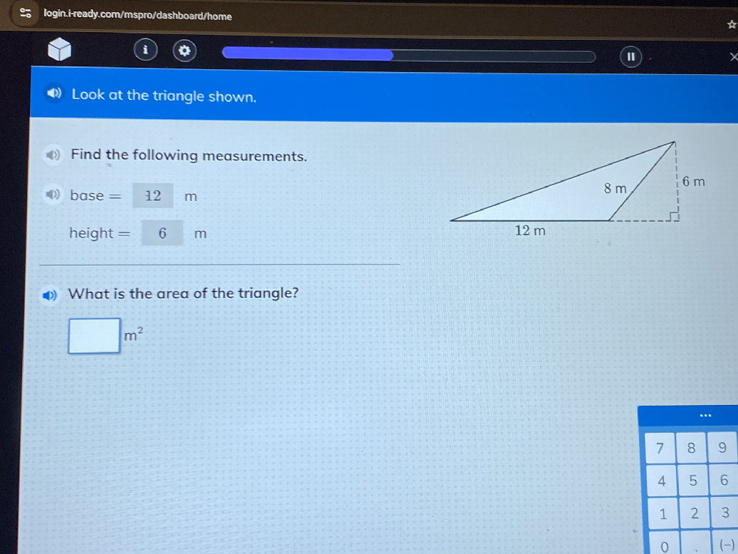 Look at the triangle shown. **Find the | StudyX