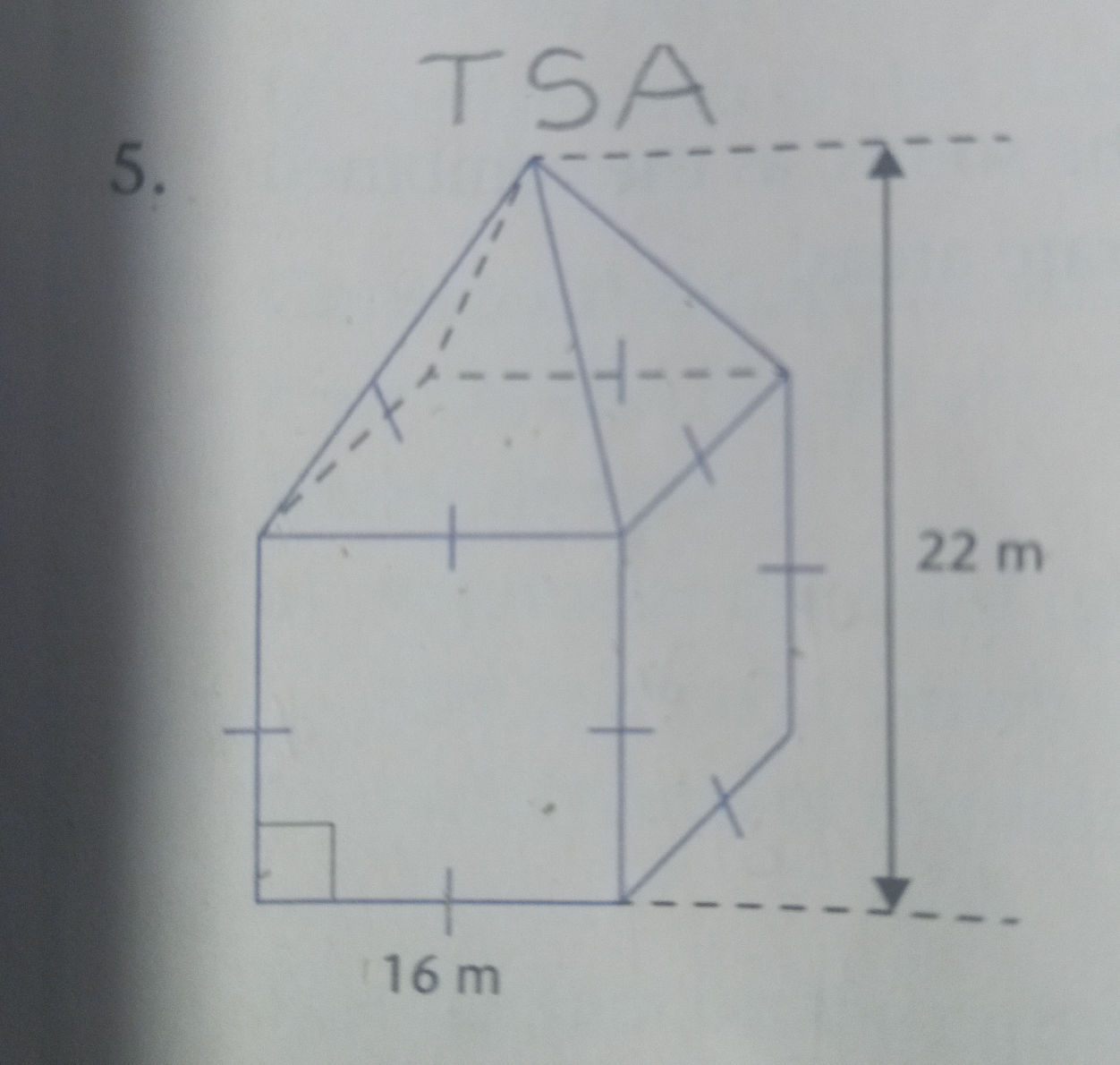 5. TSA [Diagram shows a composite solid | StudyX