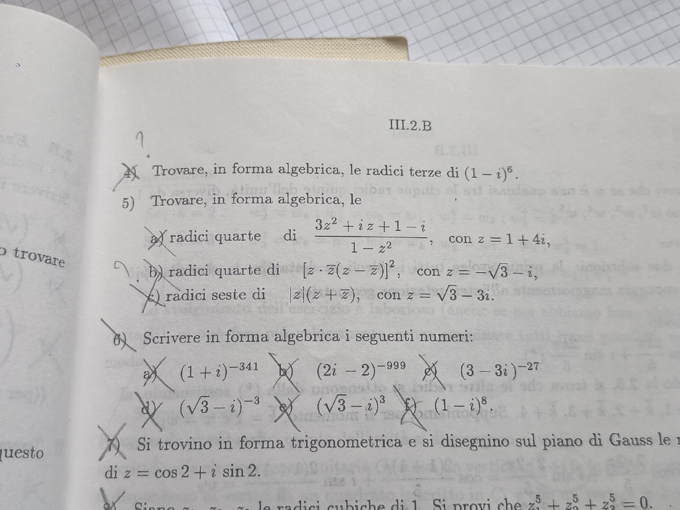 Trovare, in forma algebrica, le radici terze | StudyX