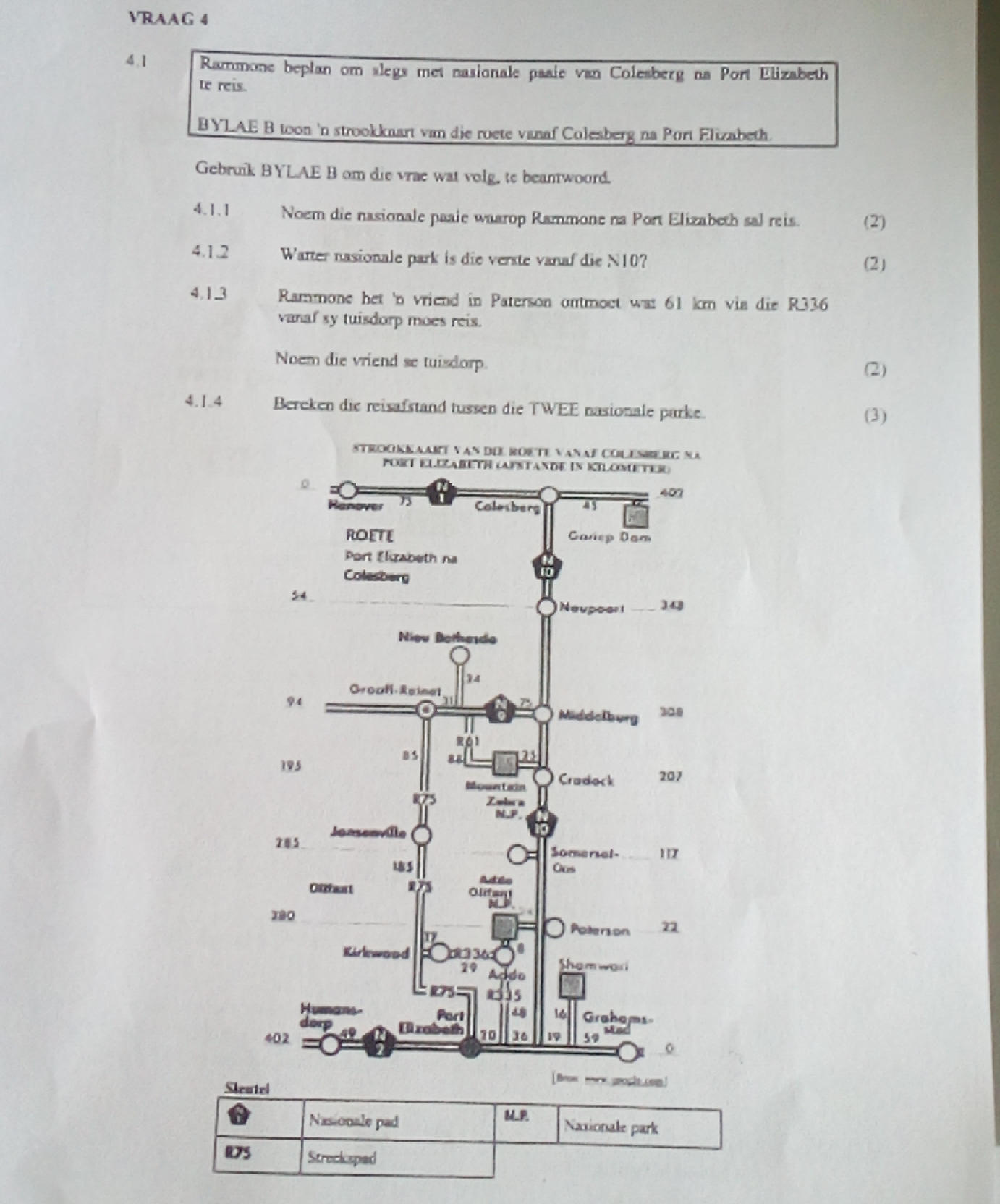 Rammone beplan om slegs met nasionale paaie | StudyX