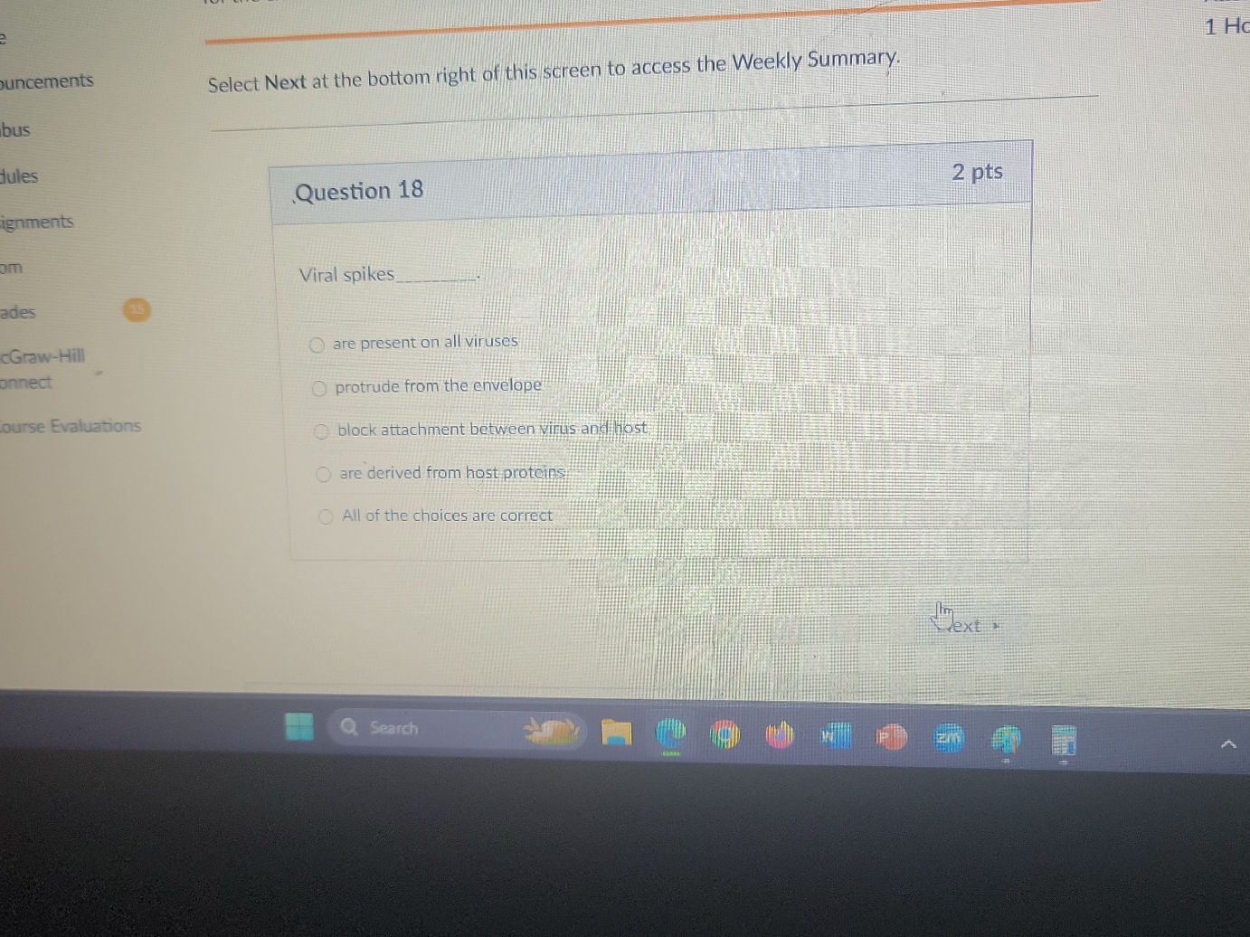 Viral spikes ________. are present on all | StudyX