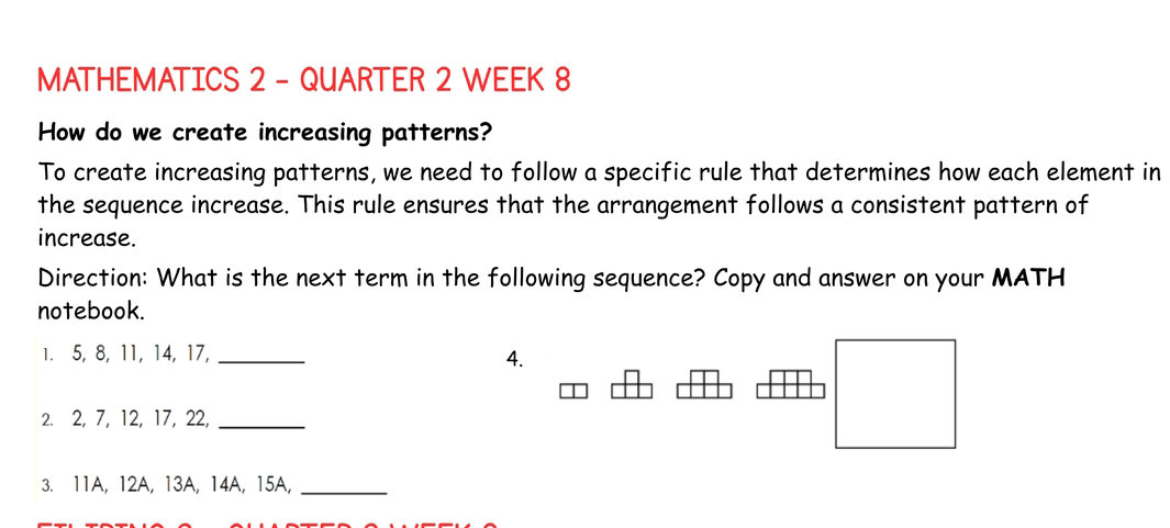 MATHEMATICS 2 - QUARTER 2 WEEK 8 How do we | StudyX