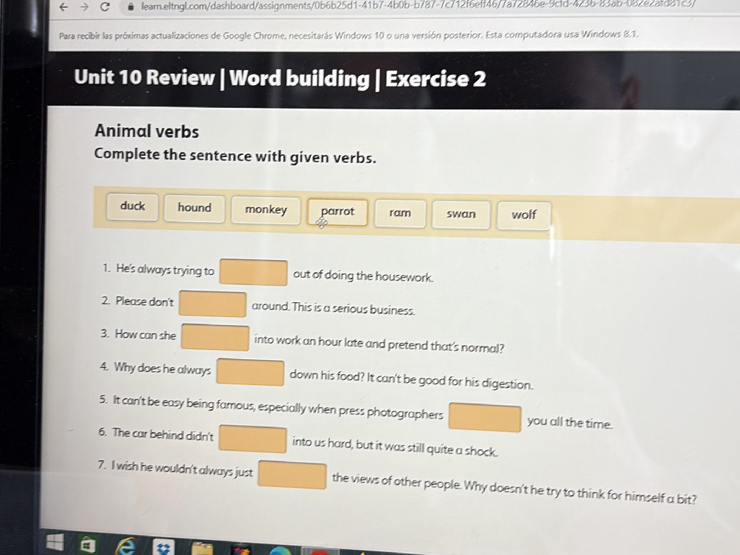 Unit 10 Review | Word building | Exercise 2 | StudyX