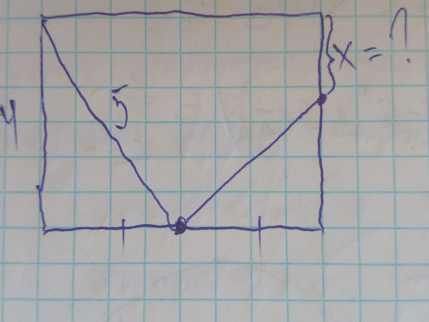 The image shows a rectangle with a triangle | StudyX