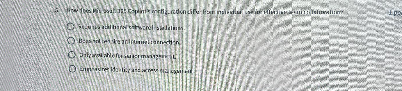 5. How does Microsoft 365 Copilot's | StudyX