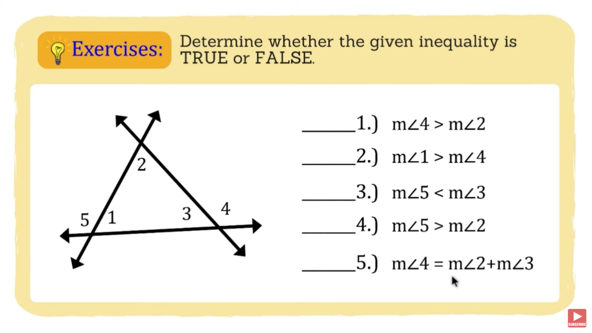 Exercises: Determine whether the given | StudyX