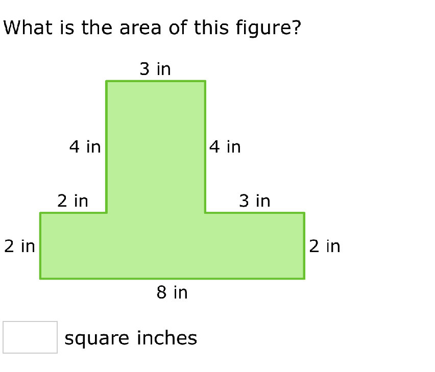 What is the area of this figure? (The | StudyX