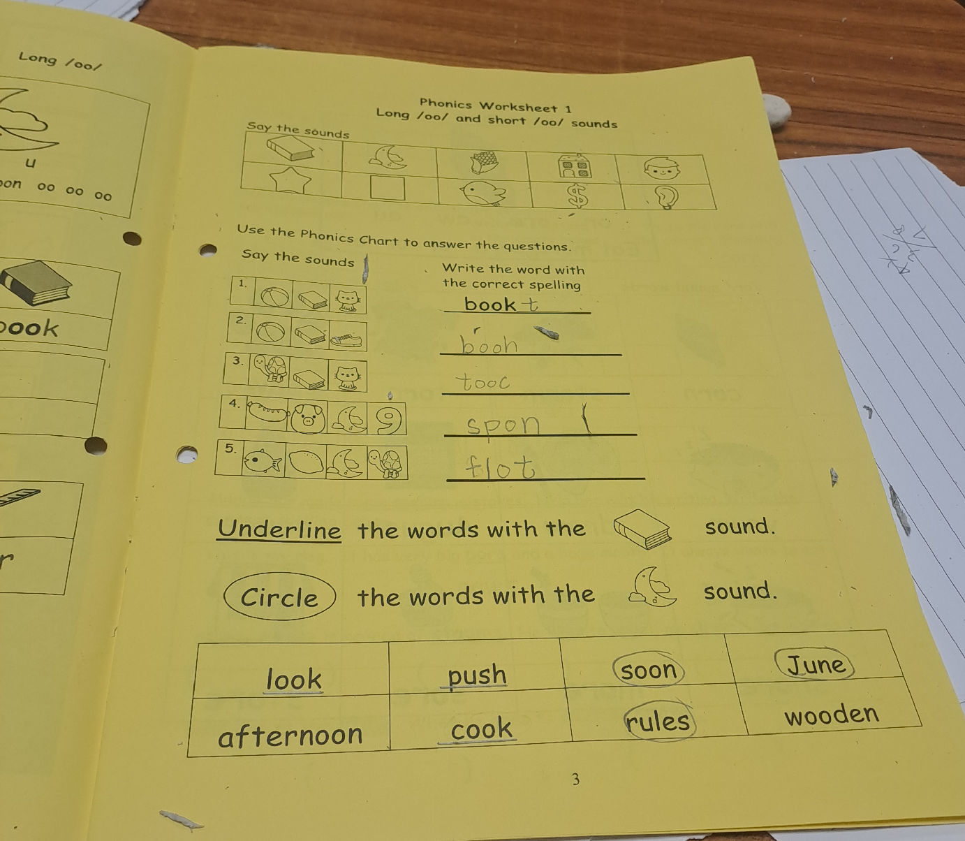 Say the sounds Use the Phonics Chart to | StudyX