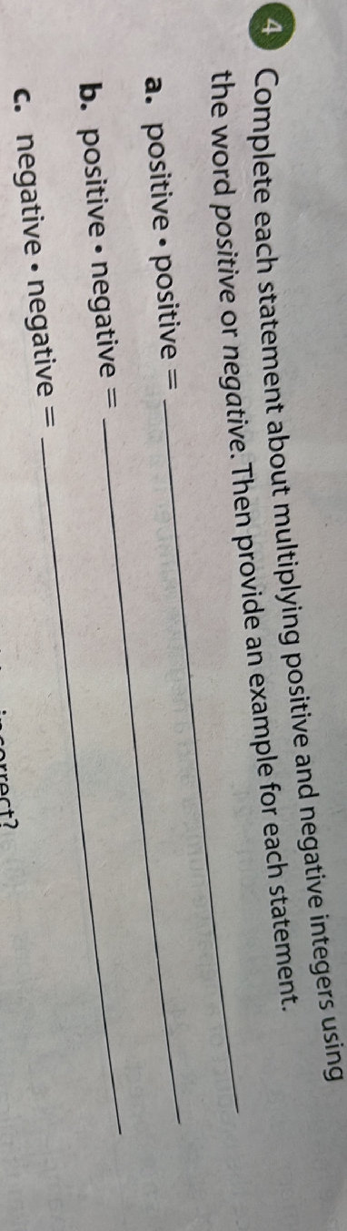 Complete each statement about multiplying | StudyX