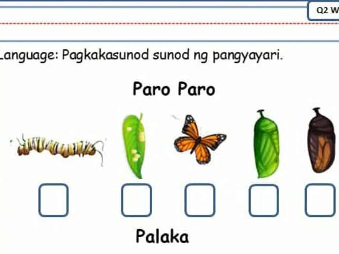Language: Pagkakasunod sunod ng pangyayari. | StudyX