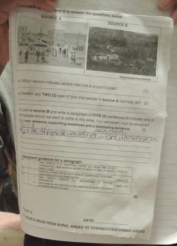 Compare Source A and Source B to answer the | StudyX