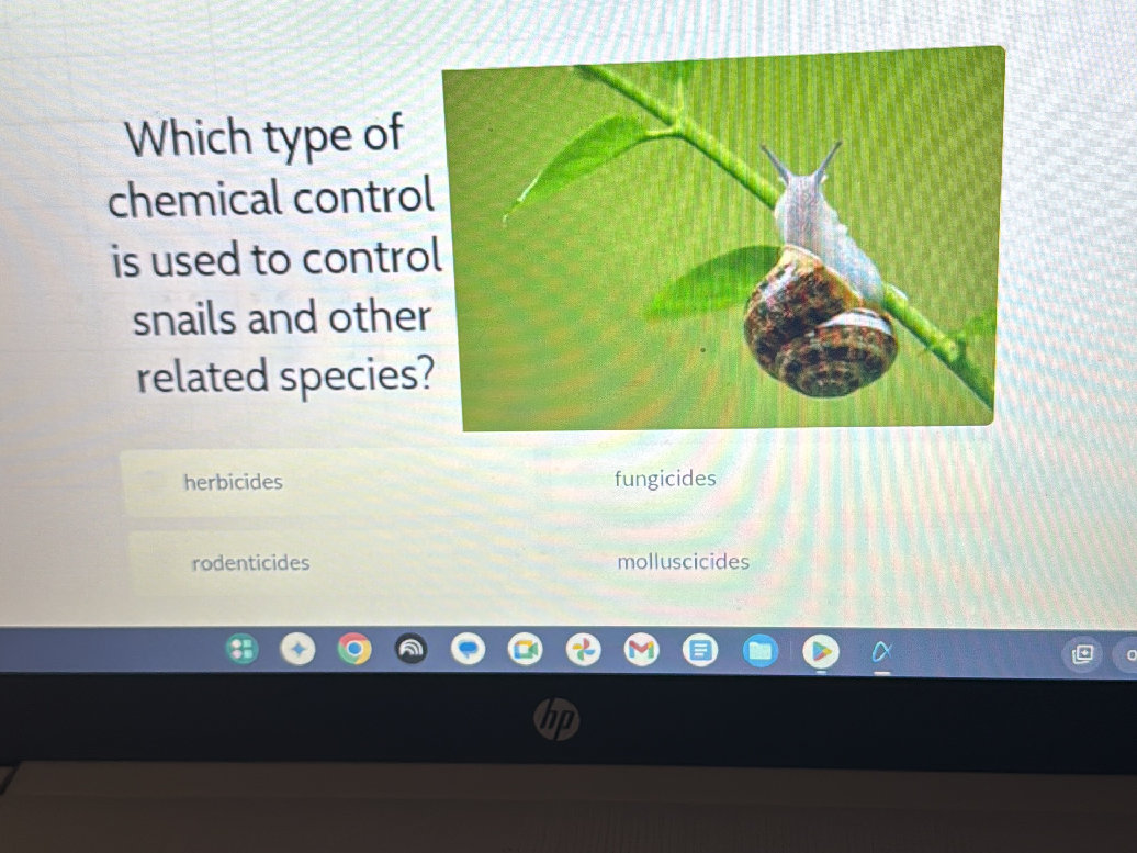 Which type of chemical control is used to | StudyX