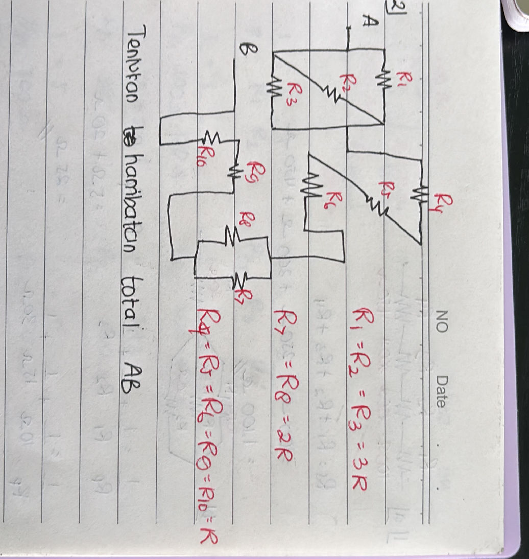 Circuit Diagram with Resistors $R_1$ through | StudyX