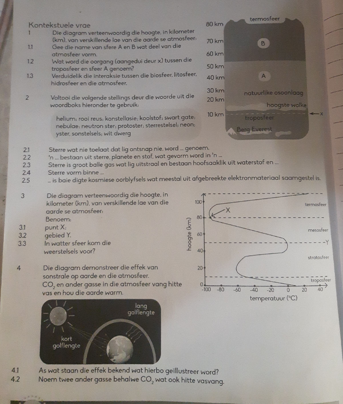 Kontekstuele vrae 1 Die diagram | StudyX