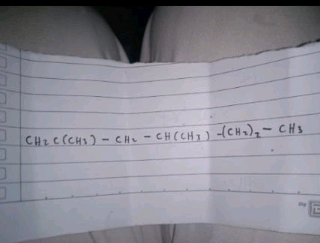 Write the IUPAC name for the following | StudyX