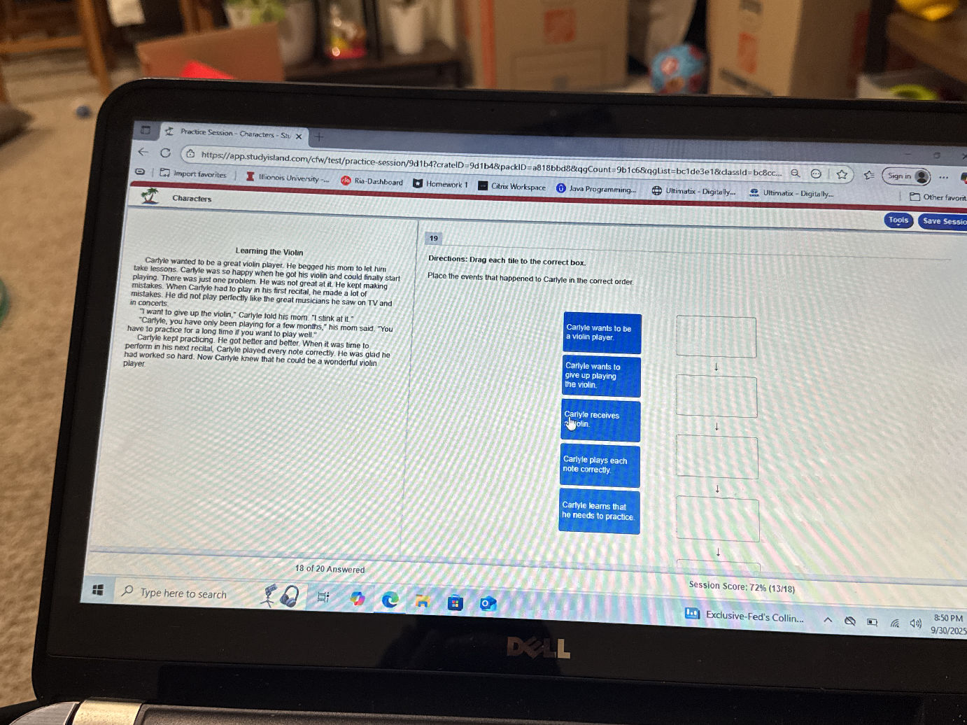 Directions: Drag each tile to the correct | StudyX