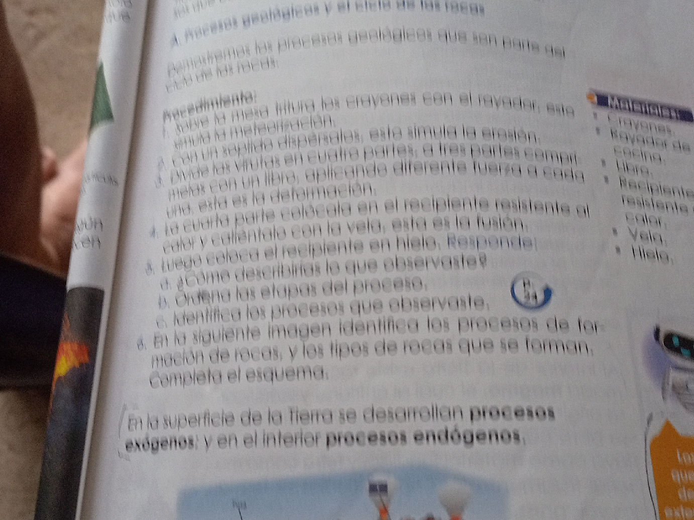 A. Procesos geológicos y el ciclo de las | StudyX