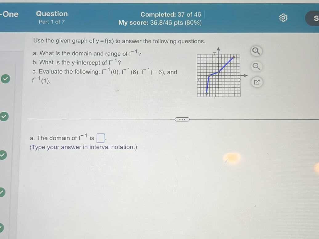 Use the given graph of $y = f(x)$ to answer | StudyX