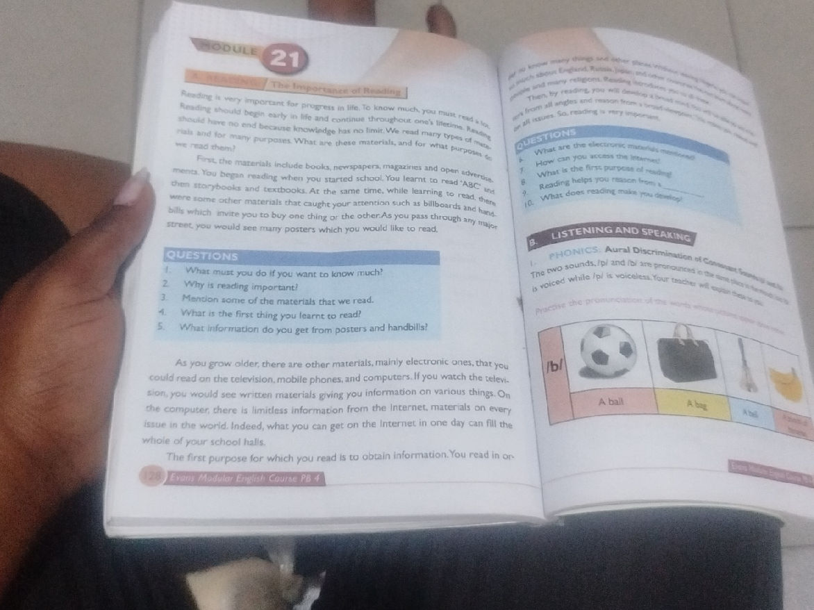 MODULE 21 A. READING The Importance of | StudyX