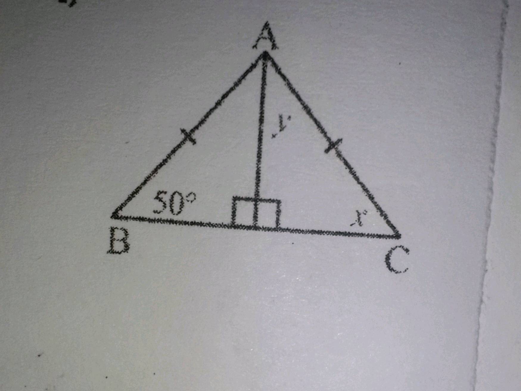 In the figure, $ ABC$ has $AB = AC$ | StudyX