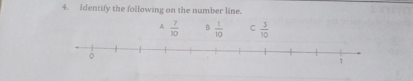 4. Identify the following on the number | StudyX