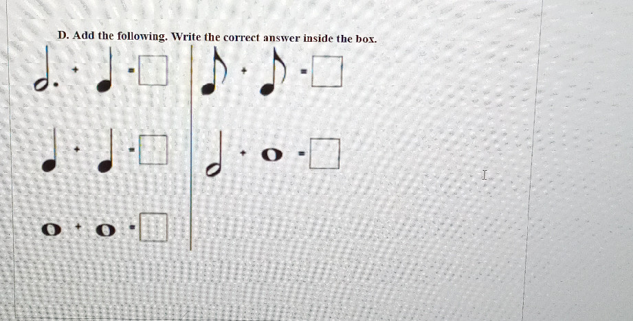 D. Add the following. Write the correct | StudyX