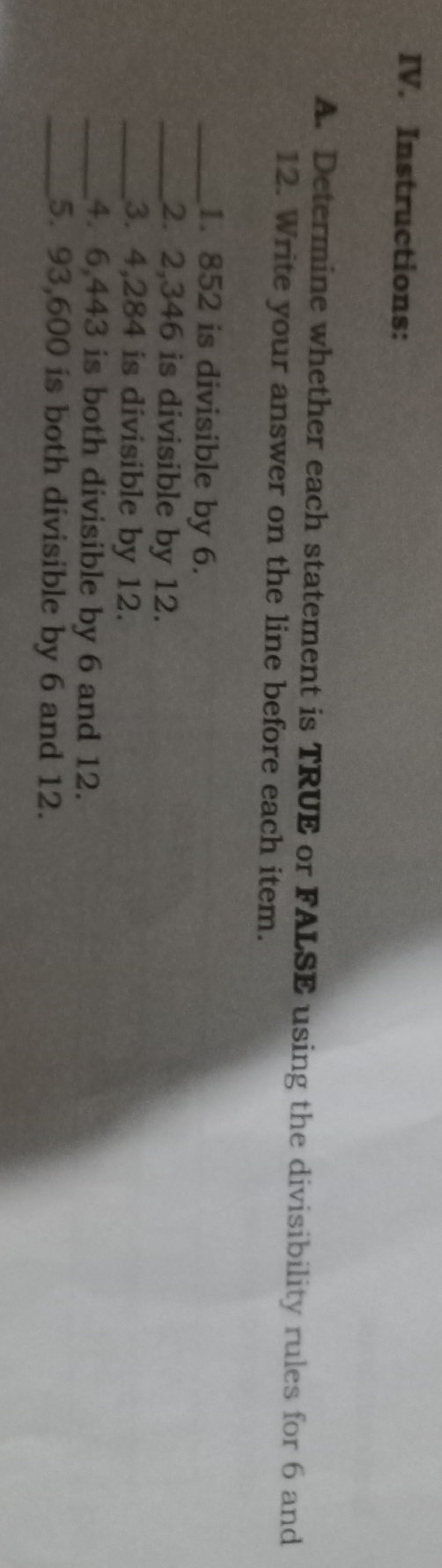 Determine whether each statement is TRUE or | StudyX