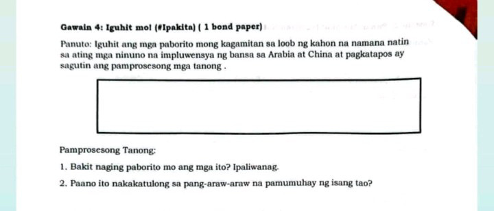 Gawain 4: Iguhit mol (#Ipakita) (1 bond | StudyX