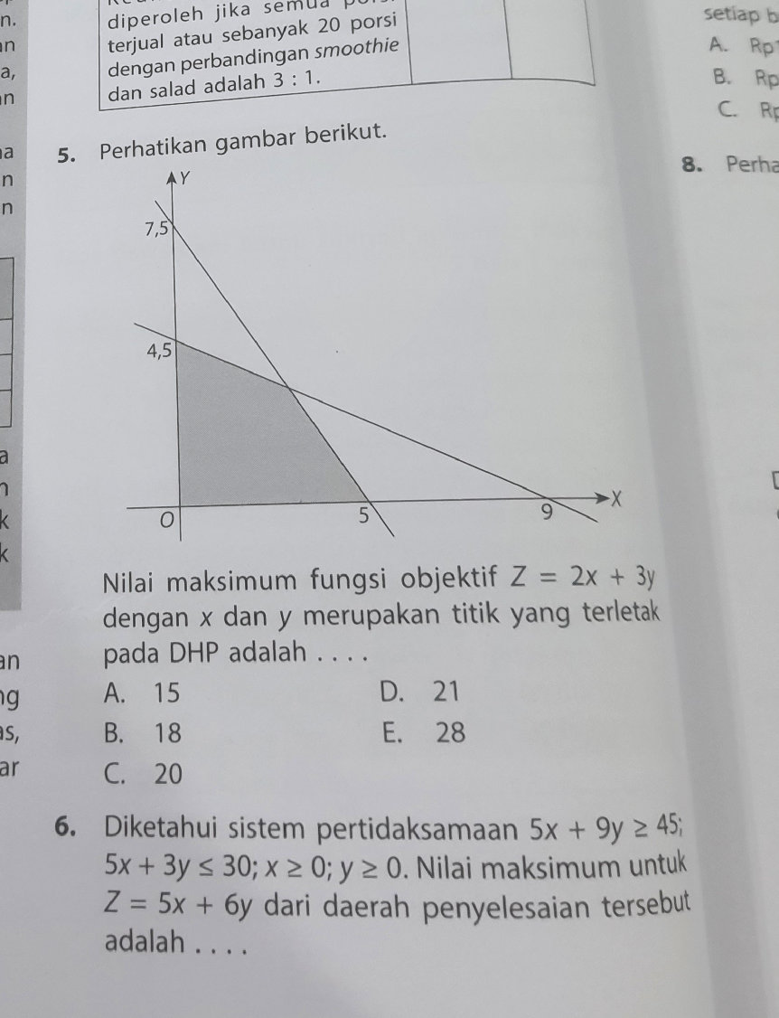 5. Perhatikan gambar berikut. Nilai | StudyX