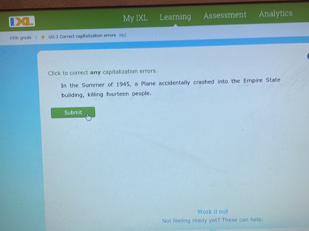 Click to correct any capitalization errors. | StudyX